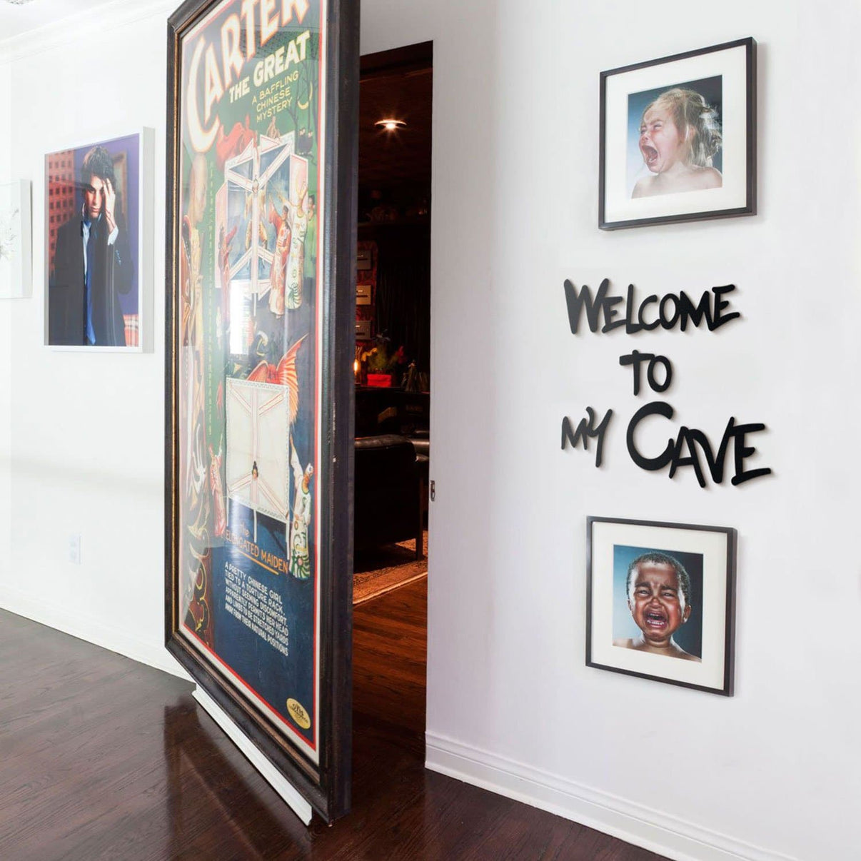 Welcome to my Cave Metal Wall Decoration – WALLHANG